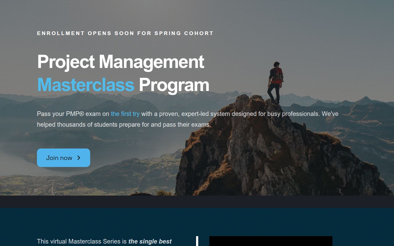 PMP Masterclass | Pass Your PMP® Exam Faster and Boost Your Career